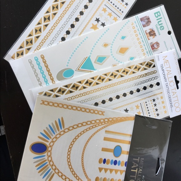 Accessories | Metallic Flash Tattoos | Poshmark